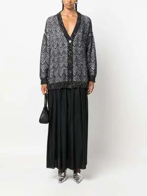 Missoni Sequin-embellished V-neck Cardigan