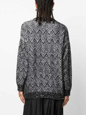 Missoni Sequin-embellished V-neck Cardigan