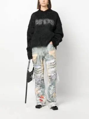 Martine Rose Jacquard Mohair-blend Jumper