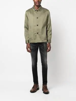 PT TORINO Logo-patch Skinny Jeans - Black
