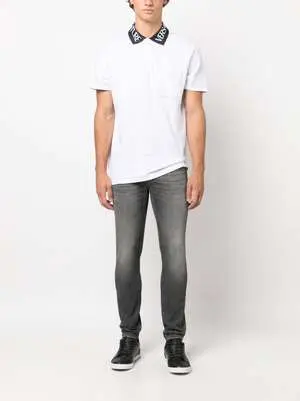 PT TORINO Mid-rise Slim-cut Jeans - Black