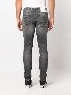 PT TORINO Mid-rise Slim-cut Jeans - Black