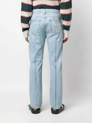 JW Anderson Padlock Straight-leg Jeans