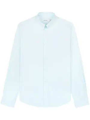 Sporty & Rich Oxford Logo-embroidered Shirt