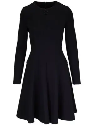 Akris Panelled Zip-up Flared Midi Dress