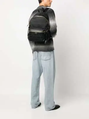 Moschino Monogram Jacquard Backpack