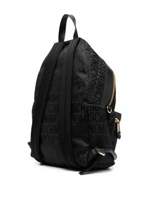 Moschino Monogram Jacquard Backpack