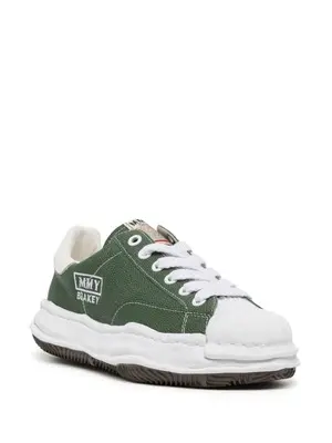Mihara Yasuhiro Blakey Leather Sneakers - Green