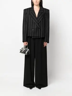 THE MANNEI Striped Wool Blazer