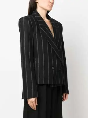 THE MANNEI Striped Wool Blazer