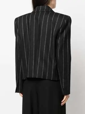 THE MANNEI Striped Wool Blazer