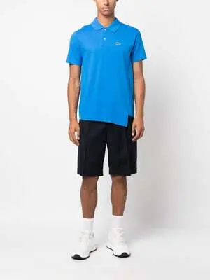 Comme Des Garçons X Lacoste Asymmetric Cotton Polo Shirt