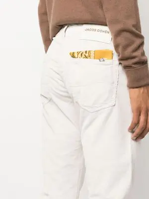 Jacob Cohen Nick Mid-rise Corduroy Jeans - Neutrals