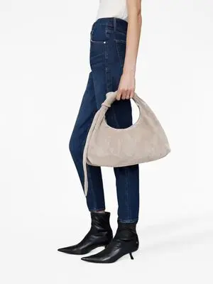 ANINE BING Grace Suede Shoulder Bag