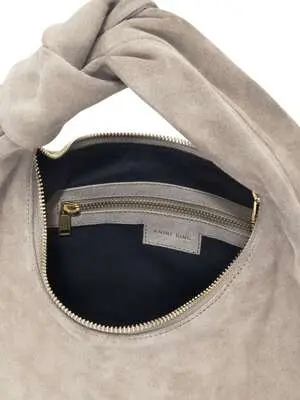 ANINE BING Grace Suede Shoulder Bag