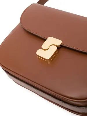 Soeur Bellissima Leather Crossbody Bag - Brown