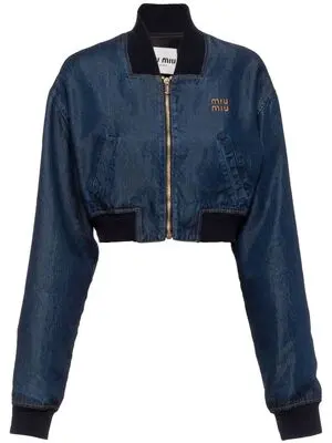 Miu Miu Logo Jackets For Women
