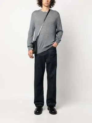 JIL SANDER Crew-neck Wool Jumper - Grey