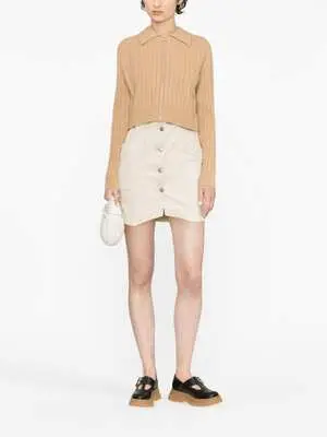Sandro Cable-knit Cropped Cardigan