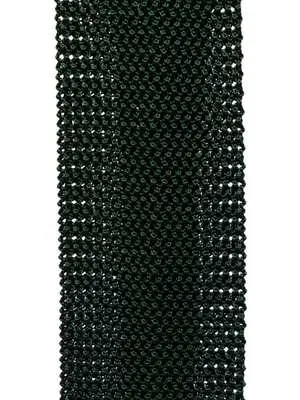 FURSAC Crochet-knit Silk Tie - Green
