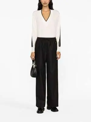 Sandro Elasticated-waist Palazzo Pants