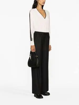 Sandro Elasticated-waist Palazzo Pants