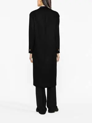 Sandro Double-breasted Midi Coat