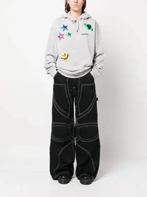 Dsquared2 Patch-detail Hoodie - Grey