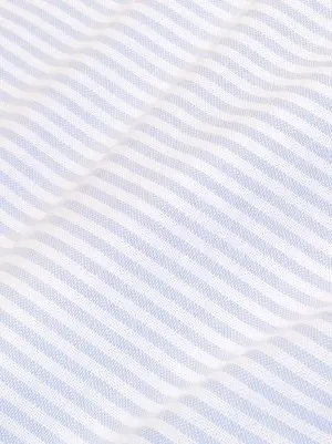 SPORTY & RICH Crown-logo Striped Oxford Shirt