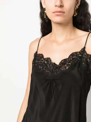 Zimmermann Lace-trim Ruched Tank Top