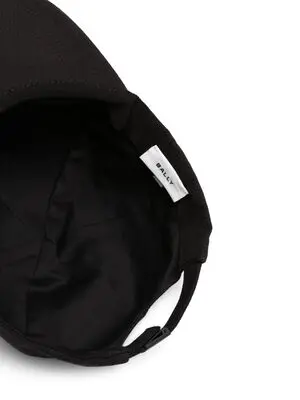 Bally Logo-embroidered Baseball Cap - Black