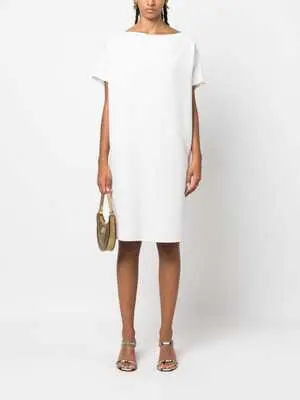 GIANLUCA CAPANNOLO Short-sleeved Wool Dress