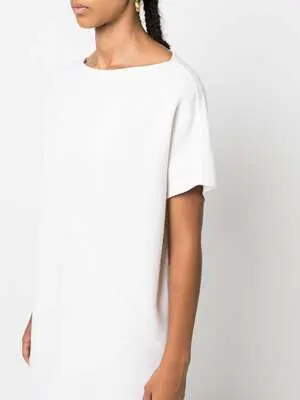GIANLUCA CAPANNOLO Short-sleeved Wool Dress