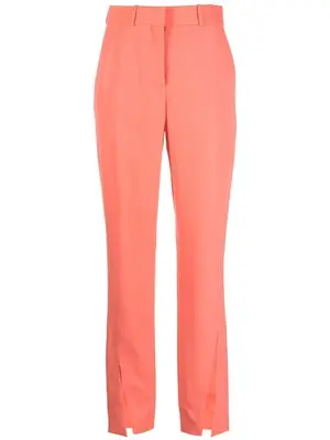 Balmain Split-hem Tapered Trousers - Orange