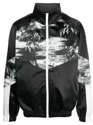Amiri Graphic Print Zip-up Track Jacket