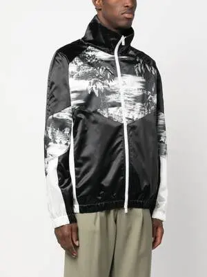 Amiri Graphic Print Zip-up Track Jacket