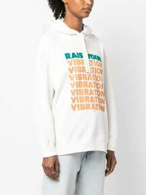 La DoubleJ Slogan-print Cotton Hoodie