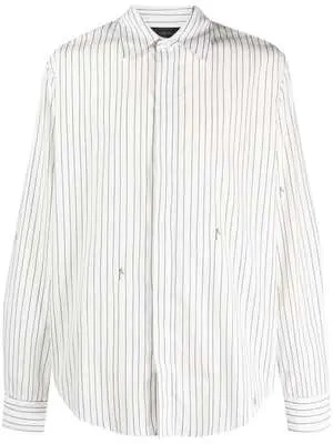 Amiri Striped Long-sleeve Cotton Shirt