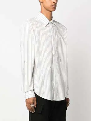 Amiri Striped Long-sleeve Cotton Shirt