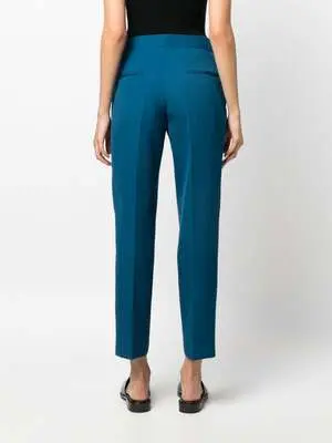 JIL SANDER Tailored Cropped Trousers - Blue