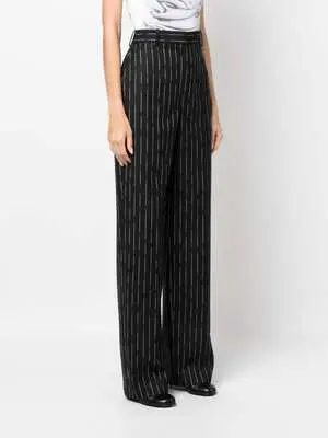 Alexander McQueen High-waisted Striped Trousers