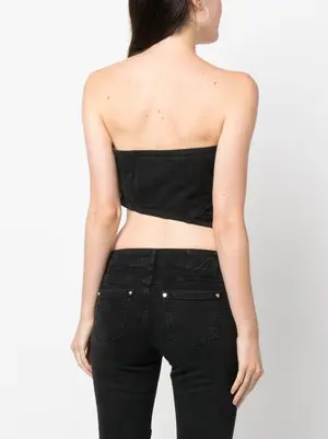 CANNARI CONCEPT Asymmetric Strapless Top