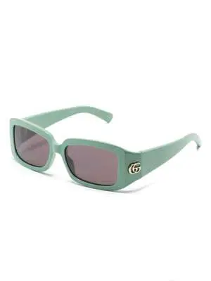 Gucci Double G Rectangle-frame Sunglasses