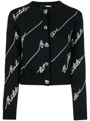 Remain Birger Christensen Sequin-embellished Cardigan - Black