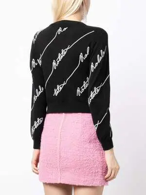 ROTATE BY BIRGER CHRISTENSEN Sequin-embellished Cardigan