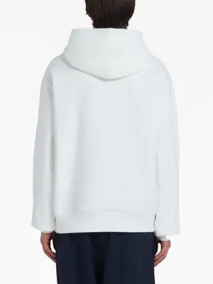 Marni Logo Print Cotton Hoodie