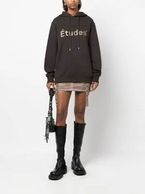 Études Studio Klein Organic Cotton Hoodie - Brown