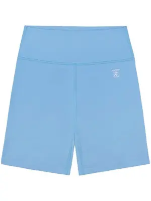 SPORTY & RICH Runner Logo-print Shorts
