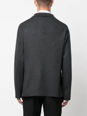Harris Wharf London Single-breasted Virgin-wool Blazer
