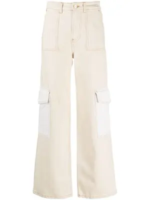 GANNI High-waist Straight-leg Jeans